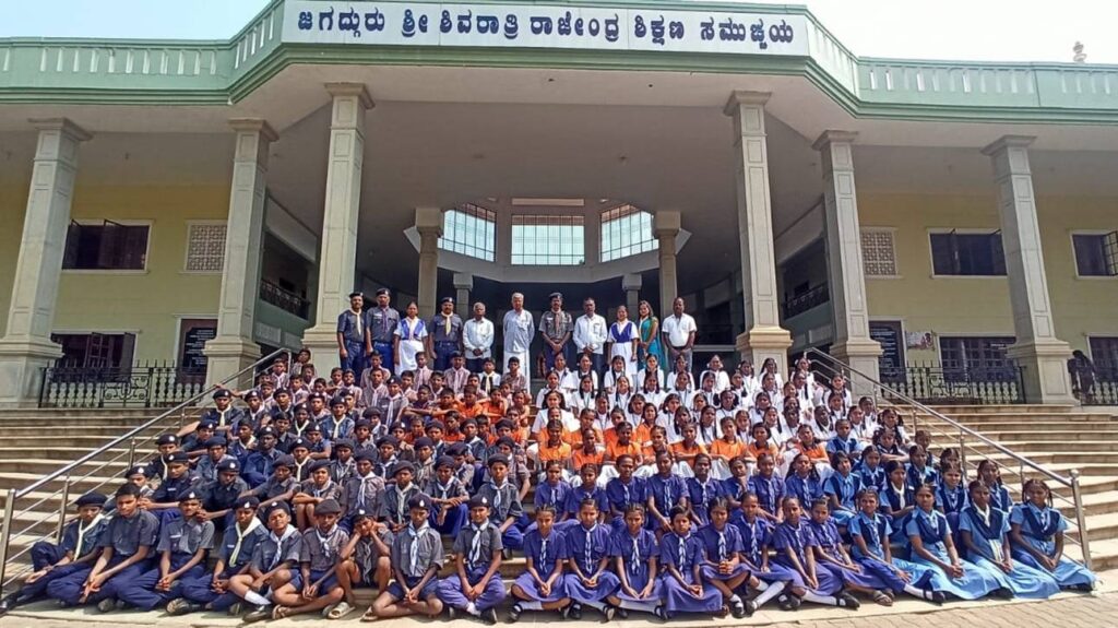 Inauguration of Bharat Scouts & Guides Unit, at JSS Residential School ...